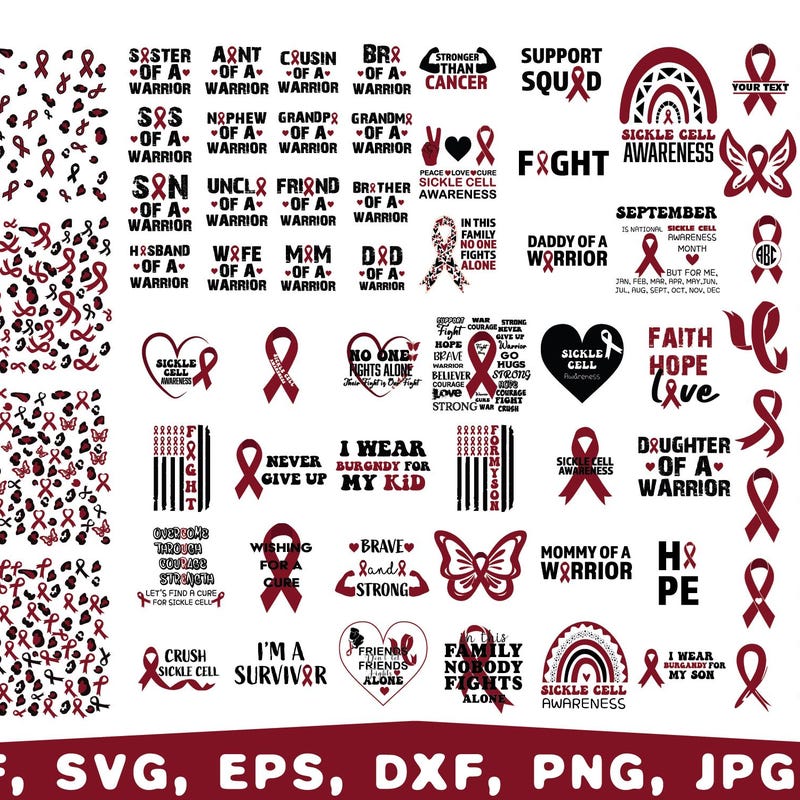 Sickle Cell Ribbon - Etsy