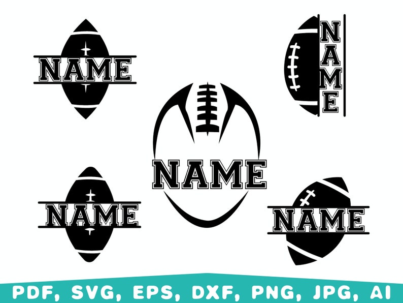 Football Player Svg Football Name Svg Football Svg Football - Etsy UK