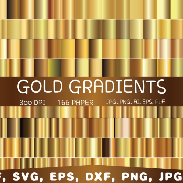Gold Scrapbook Paper - Etsy