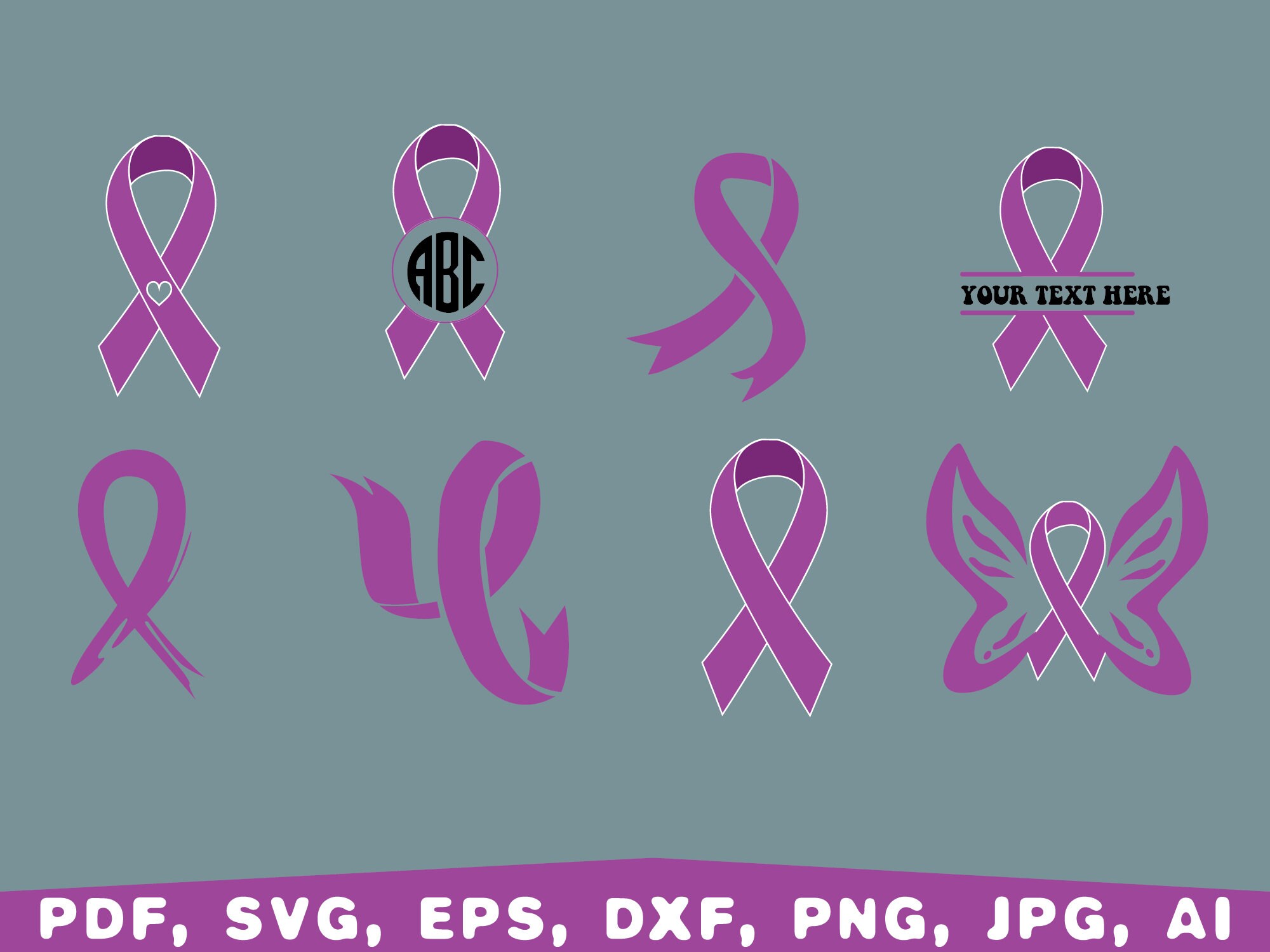 Hodgkin Lymphoma Awareness Svg Bundle Hodgkin Lymphoma Ribbon - Etsy ...