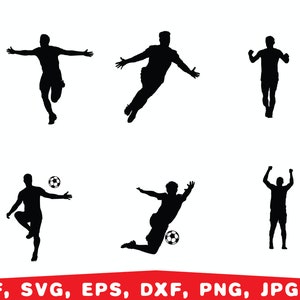 Soccer Svg, Soccer Player Silhouette Svg, Soccer Ball Svg, Soccer ...