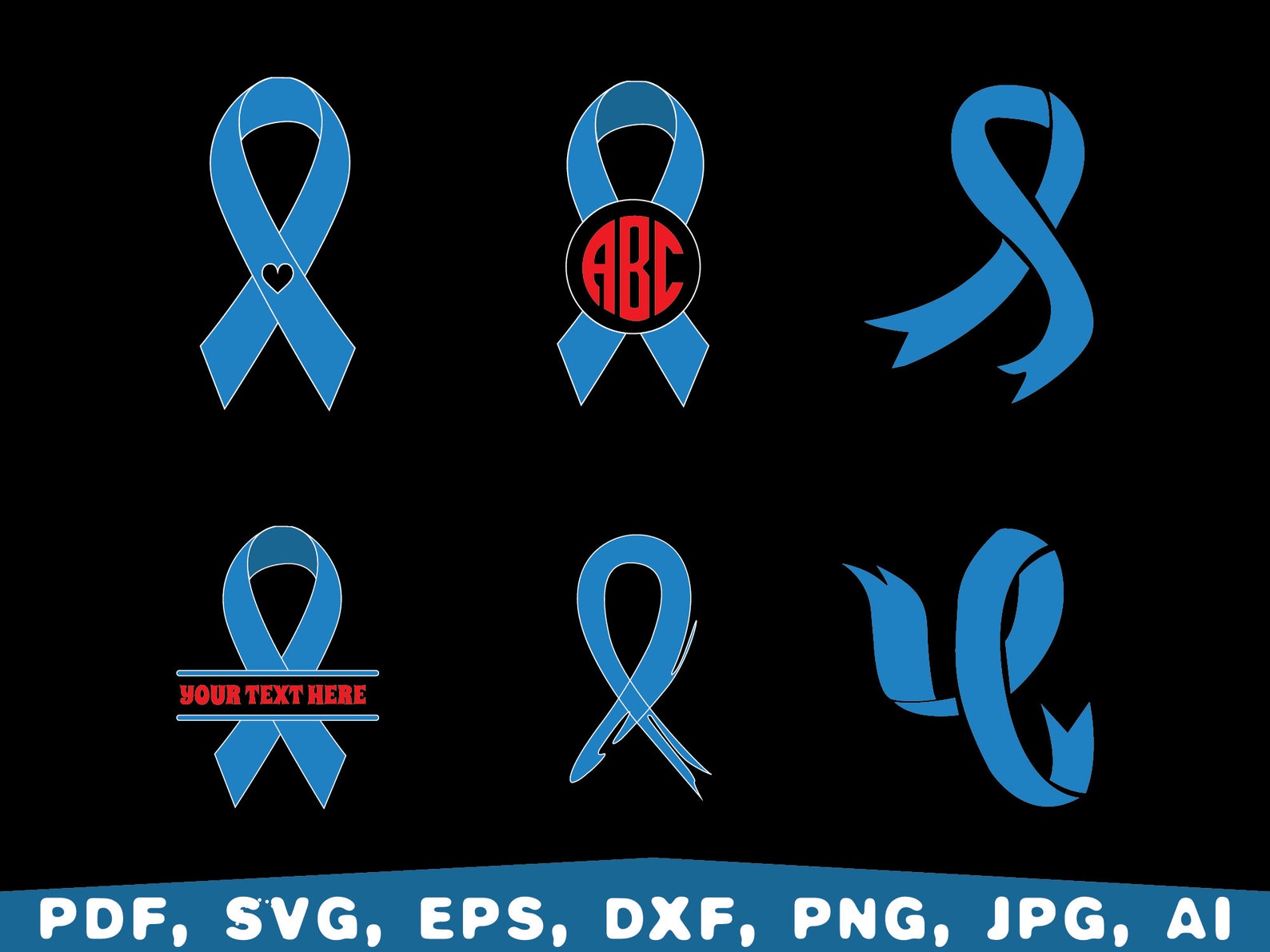 Diabetes Awareness Svg Bundle Blue Ribbon SVG in November We - Etsy