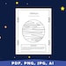Planet Coloring Pages, Space Solar System Coloring Book, Space Activity ...
