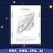 Planet Coloring Pages Space Solar System Coloring Book Space - Etsy