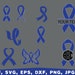 ALS Awareness Svg, Blue Ribbon SVG, Als Cancer Cut Files, Als Ribbon ...