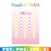 Printable Rainbow Reward Chart, Printable Rainbow Behavior Chart ...