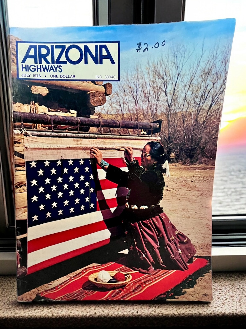 Arizona Highways July 1976 Navajo Hopi History Culture Softback Book ...