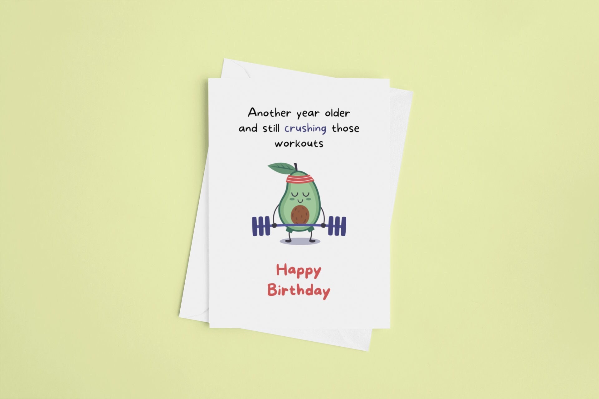Fitness Birthday Card, Fitness Humour, Gym Birthday Card, Gym Gift for ...