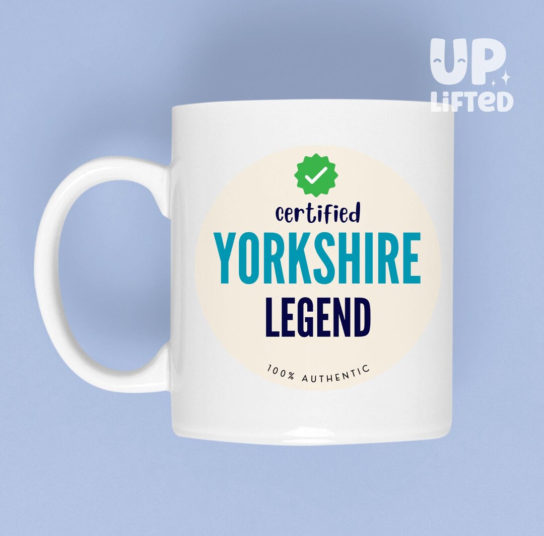 Yorkshire Legend Mug - Funny British County Gift, Yorkshire Pride Cup ...