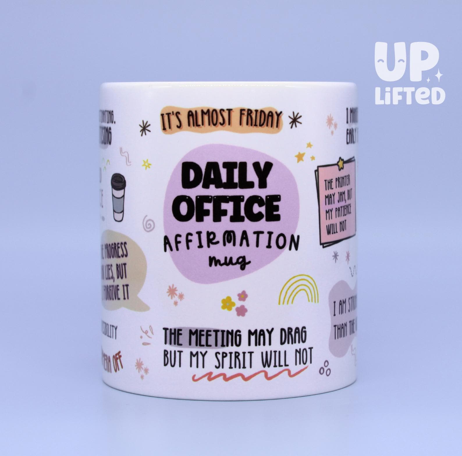 Funny Office Affirmation Mug - Corporate Humour Gift for Colleagues or ...