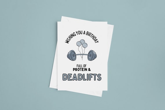 Crossfit Birthday Card