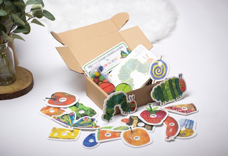 The Very Hungry Caterpillar Story Box Montessori Sensory - Etsy