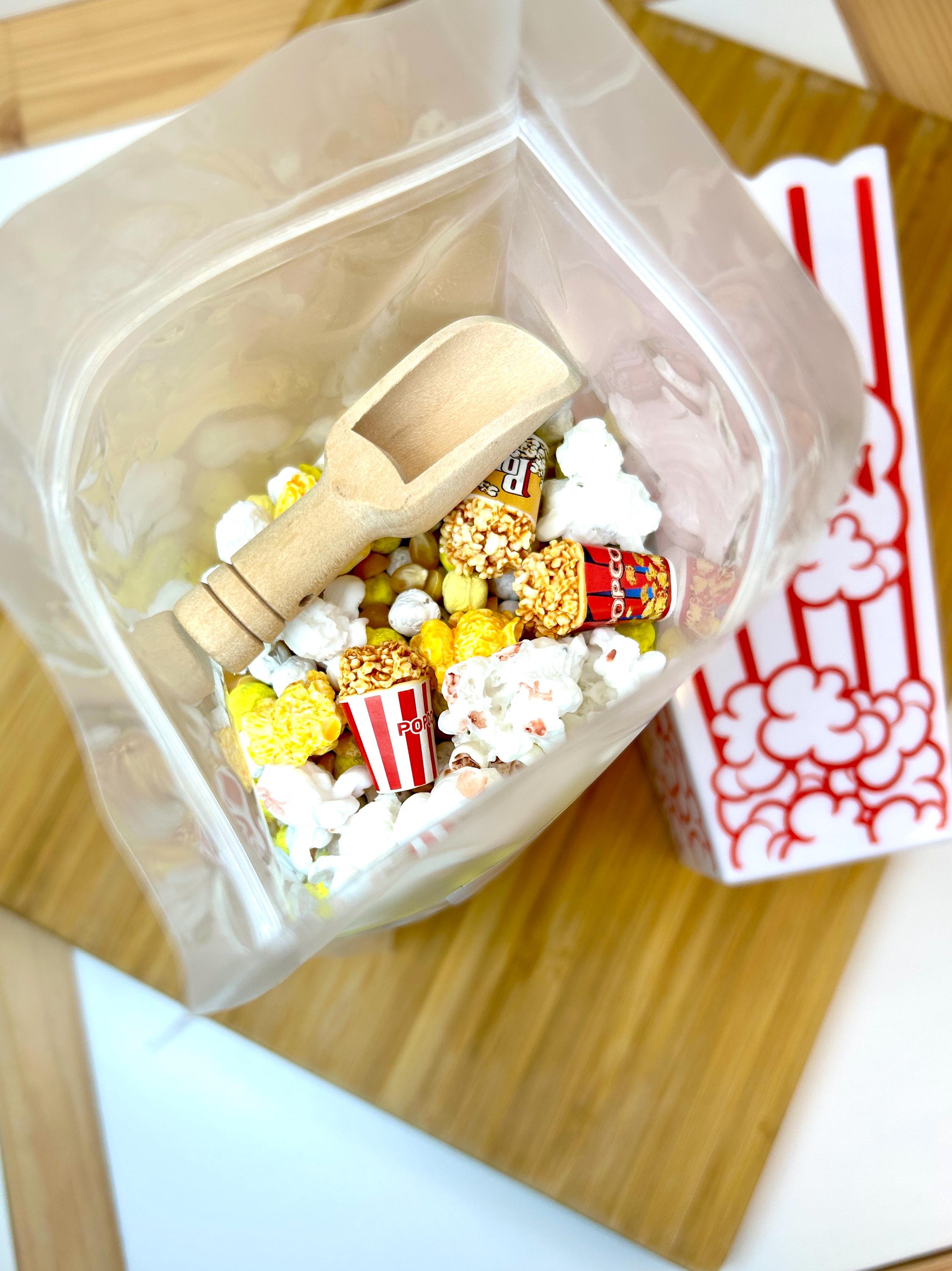 Popcorn Sensory Filler Mix | Movie Night Sensory Bin | Realistic ...