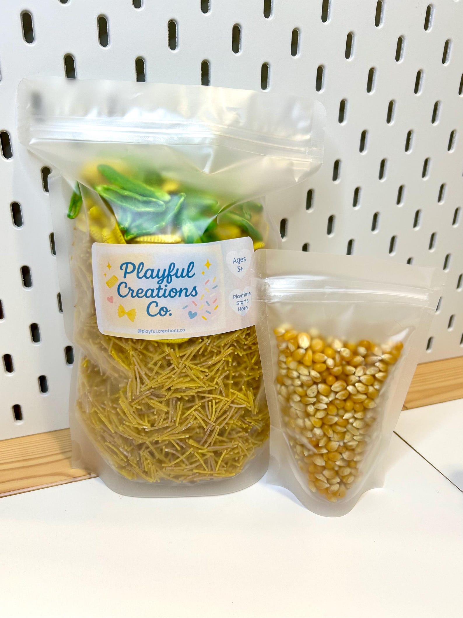 Corn Maze Sensory Bin Filler | Farm Sensory Filler Mix | Hay Pasta Corn ...
