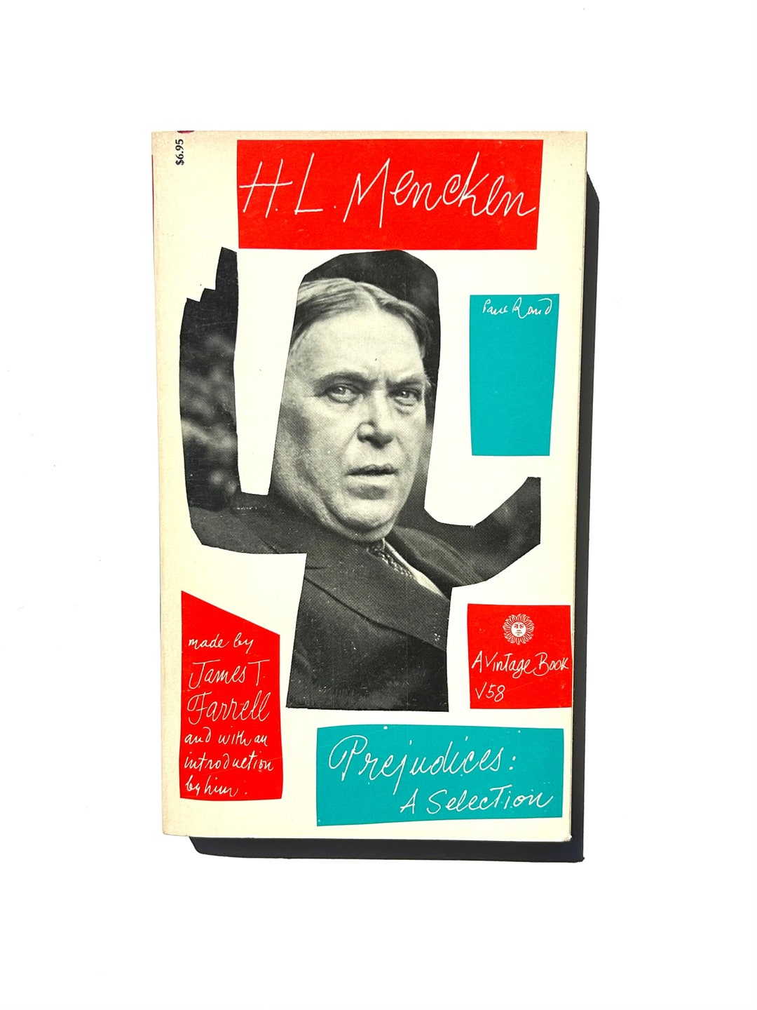 H.L. Mencken Prejudices: A Selection 1970s Vintage Paperback Edited by ...
