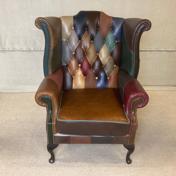 Patchwork Chair - Etsy UK