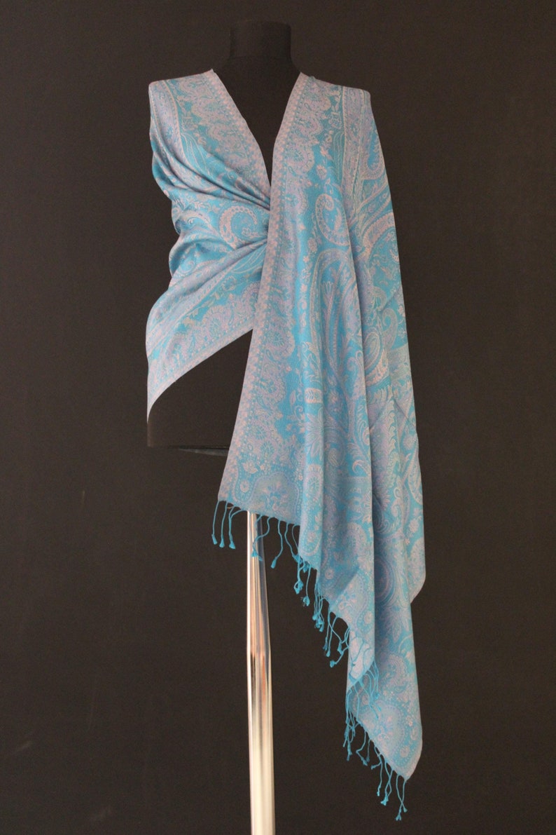 Needle Work Silk Embroidered Shawl, Shawl for Woman, Wedding Shawl ...