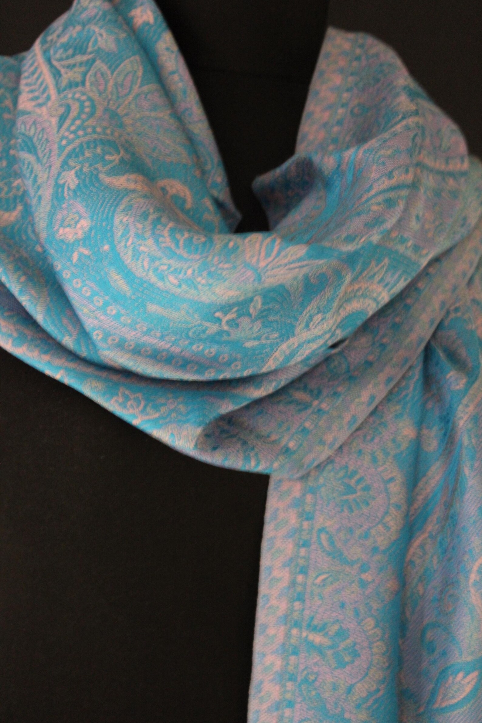 Needle Work Silk Embroidered Shawl, Shawl for Woman, Wedding Shawl ...
