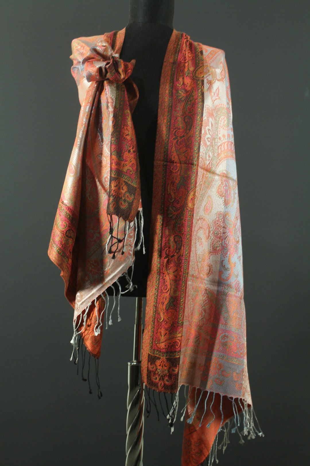 Pure Silk Scarf Handwoven Accessories, Wedding Shawl, Bride Scarf, for ...