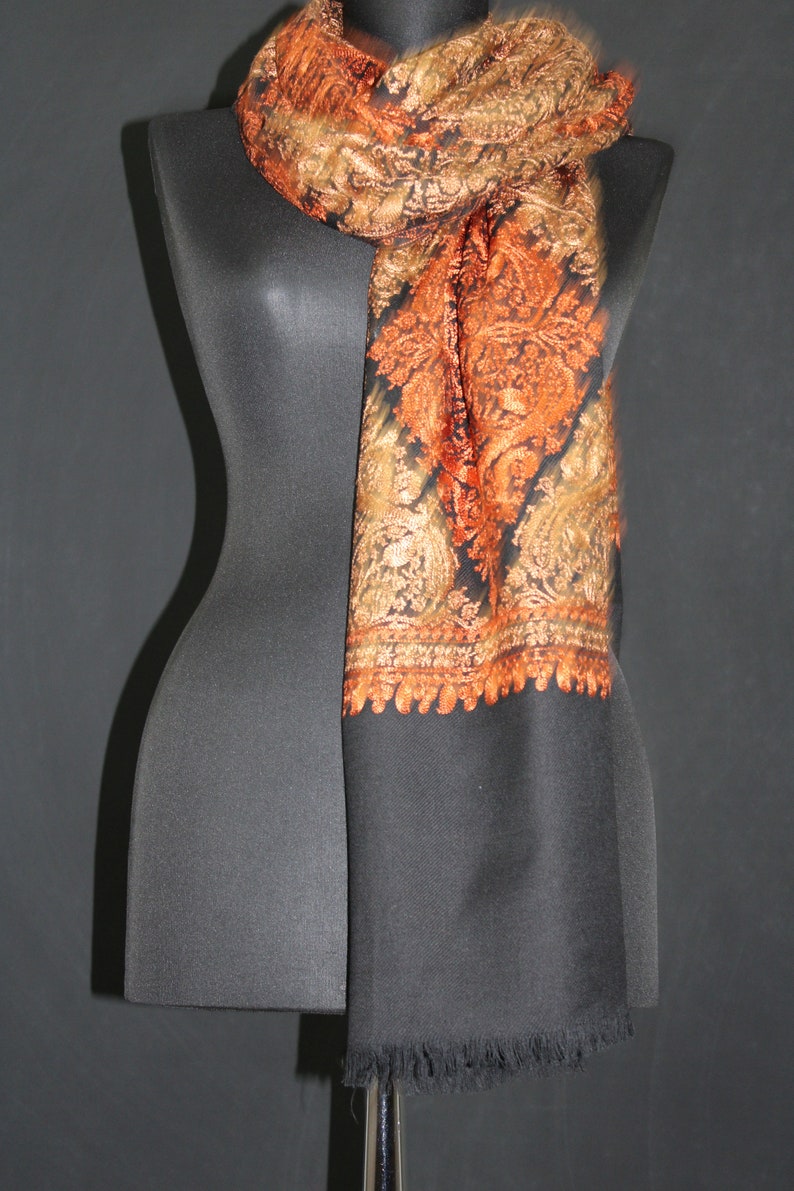 Cashmere Shawl Women, Needle Work Fine Embroidered Cashmere Wrap ...