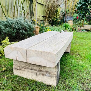 Oak Sleeper Bench - Etsy UK