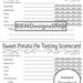 Sweet Potato Pie Contest Printable, Pie Contest Form - Etsy