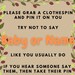 Clothespin Baby Shower Game * Printable * Name Game * Digital Download ...