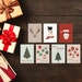 Printable Christmas Card Collection Matching Gift Tags - Etsy