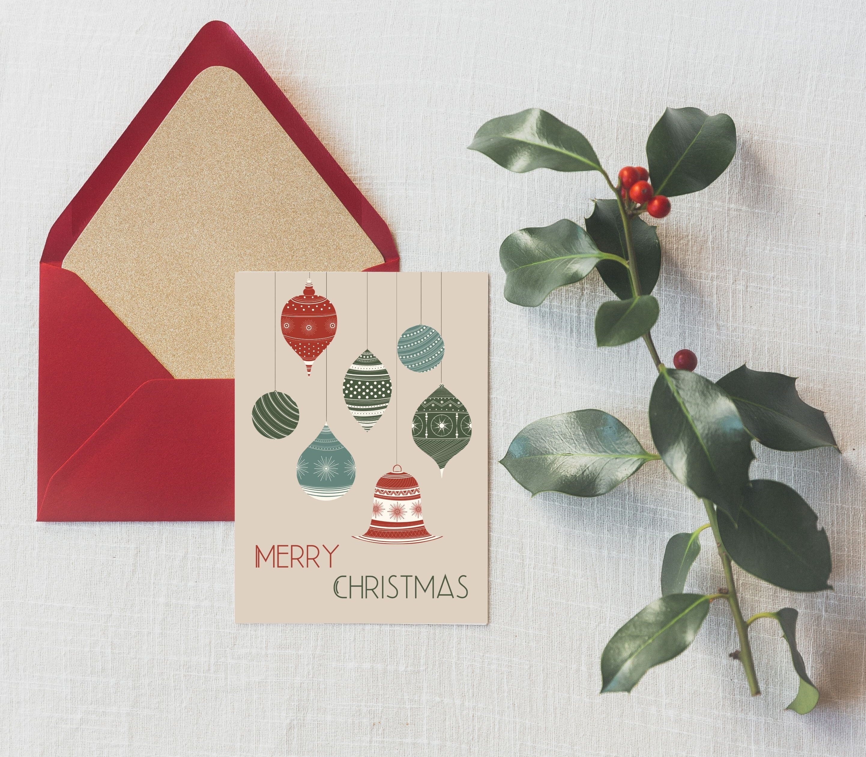 Printable Christmas Card Collection Matching Gift Tags - Etsy
