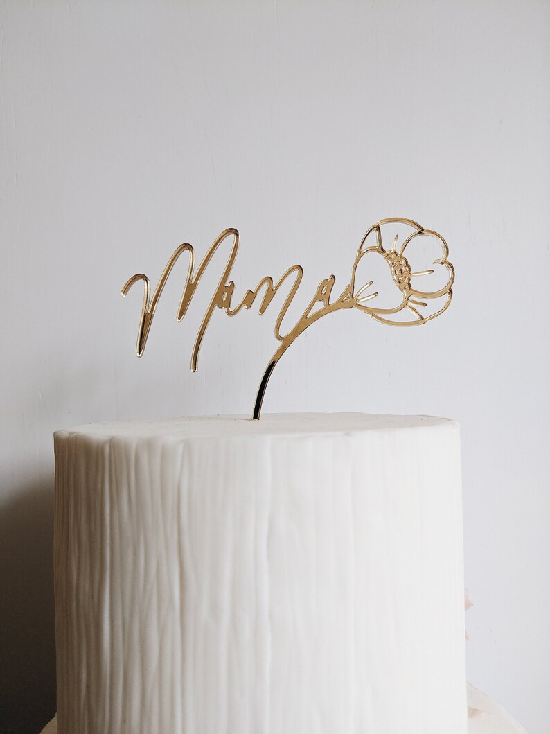 Mama Cake Topper - Etsy