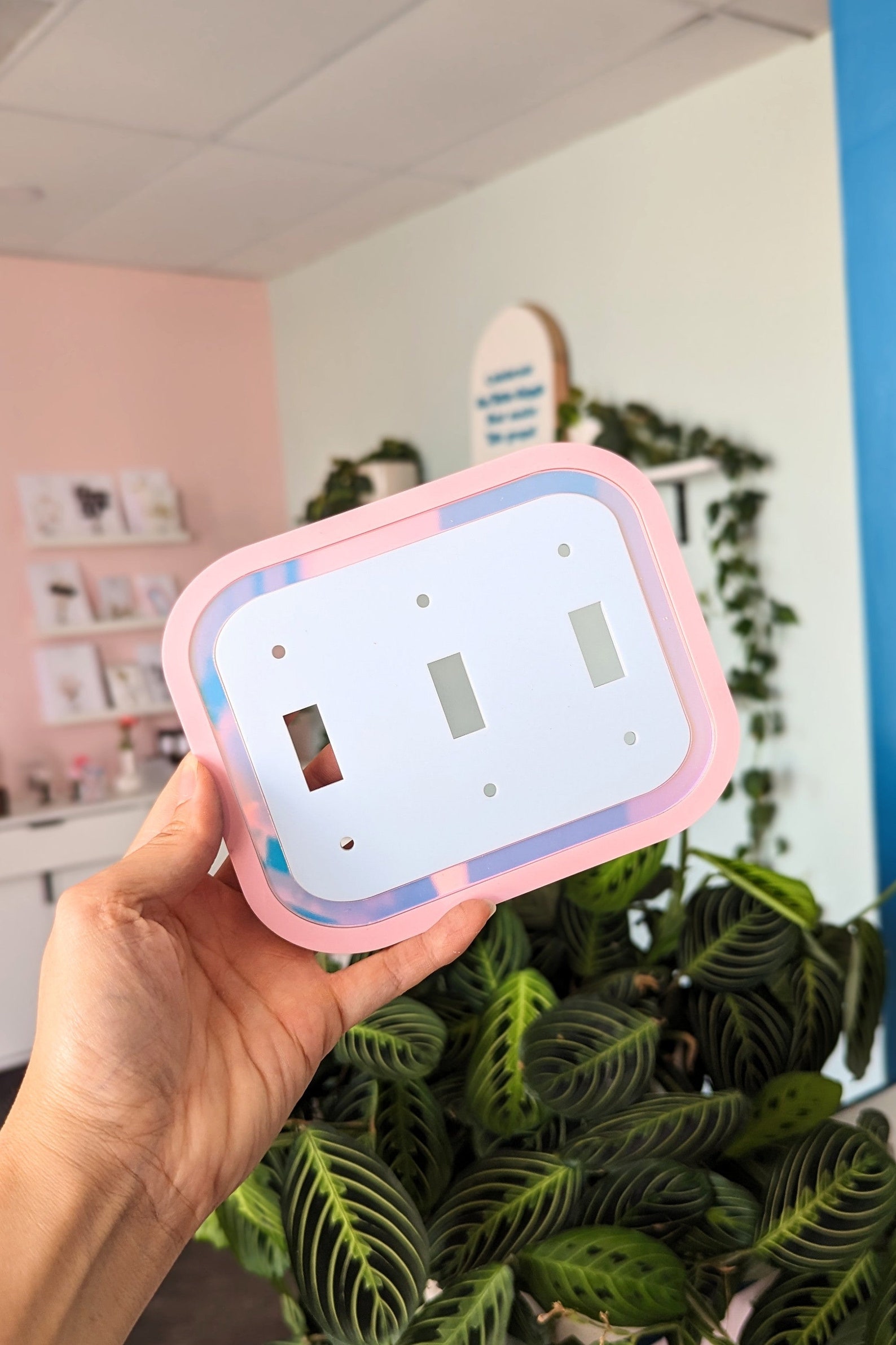 Oval Iridescent Light Switch Cover - Etsy