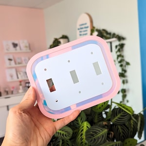 Oval Iridescent Light Switch Cover - Etsy