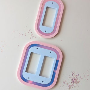 Oval Iridescent Light Switch Cover - Etsy