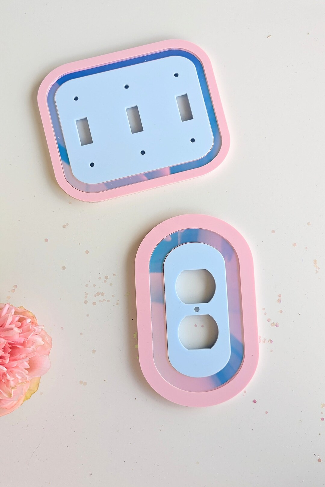 Oval Iridescent Light Switch Cover - Etsy