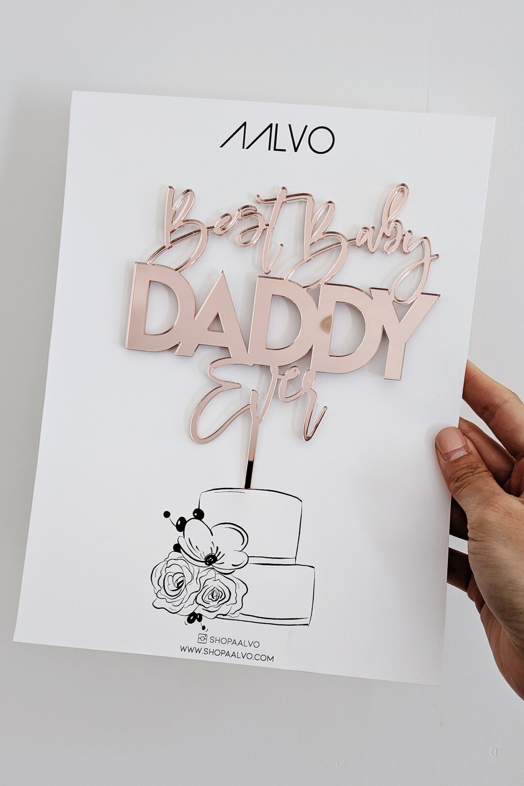 Best Baby Daddy Ever Cake Topper - Etsy