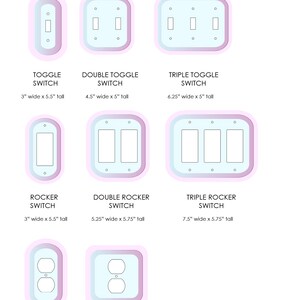 Oval Iridescent Light Switch Cover - Etsy