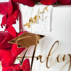 Custom Name Graduation Cake Topper - Etsy