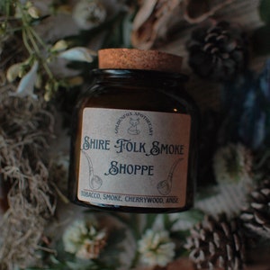 The Shire Smoke Shoppe Lord of the Rings Hobbit Inspired Candle, Wood ...