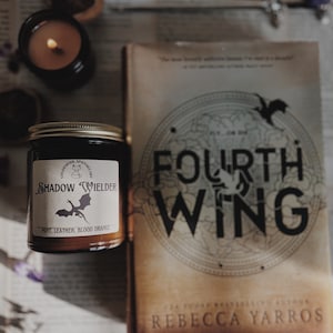 Xaden Riorson Fourth Wing Candle | Shadow Daddy | Bookish Candle | Fantasy Romantasy Reader ...