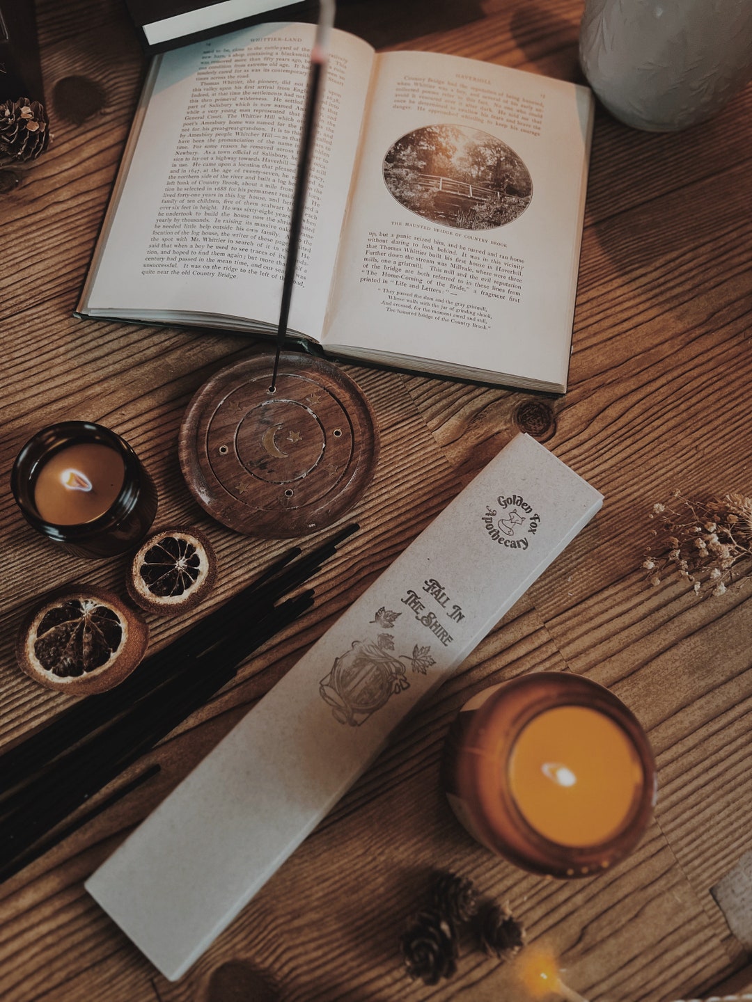 Fall in the Shire Hand Dipped Incense Stocking Stuffers - Etsy