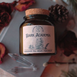 Dark Academia Candle, Bookish Candle, Book Decor - Etsy