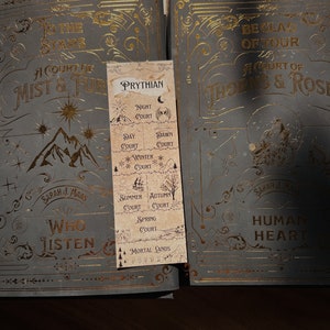Map of Prythian Book Mark | A Court of Thorns and Roses | Licensed ...