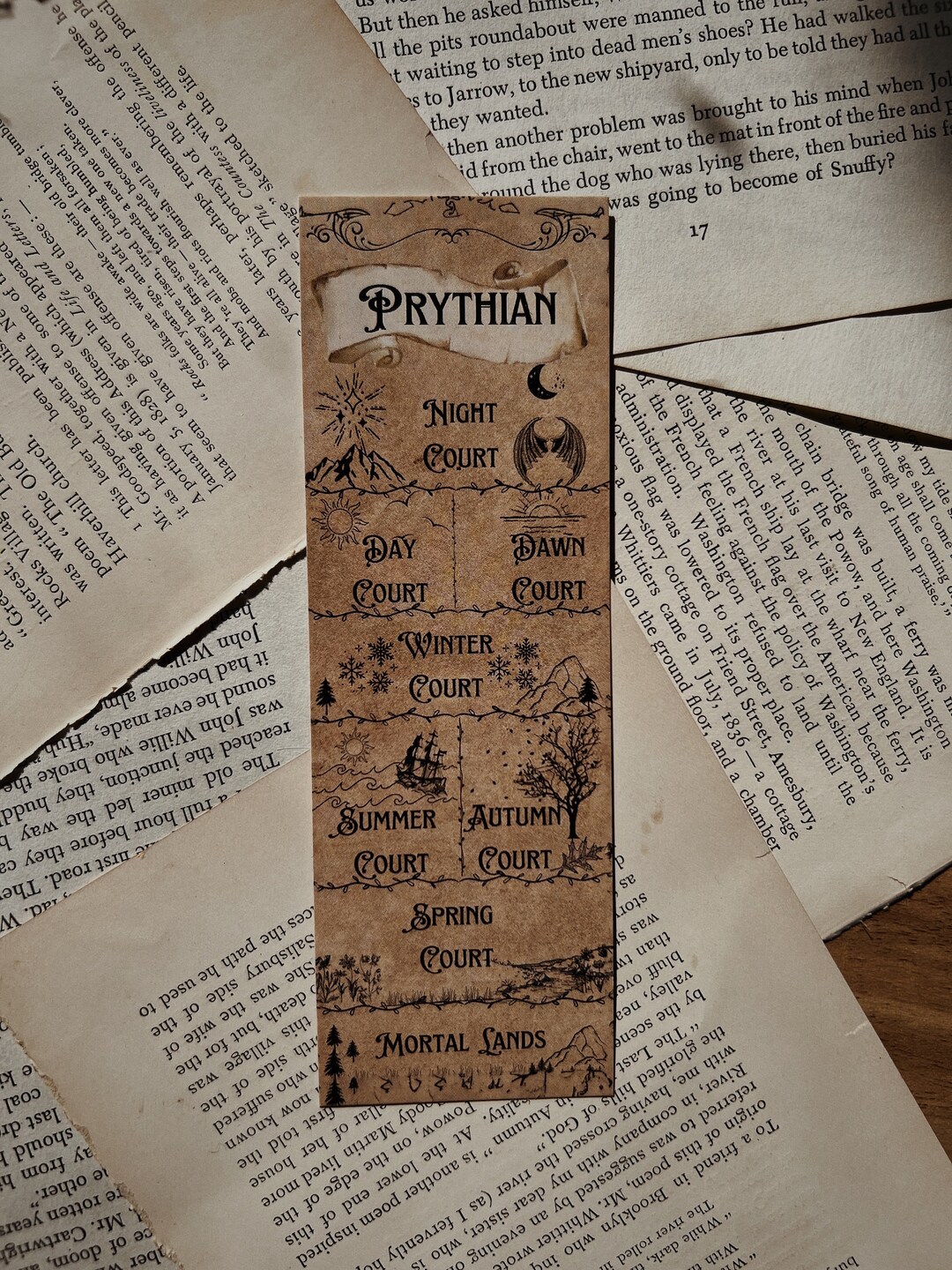 Map of Prythian Book Mark | A Court of Thorns and Roses | Licensed ...