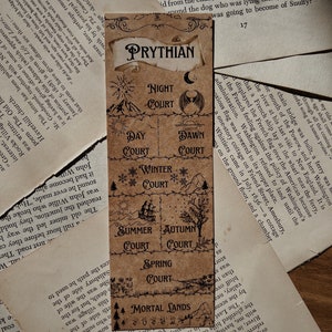 Map of Prythian Book Mark | A Court of Thorns and Roses | Licensed ...