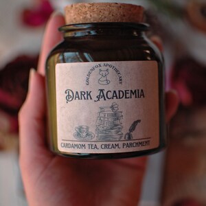 Dark Academia Candle, Bookish Candle, Book Decor - Etsy