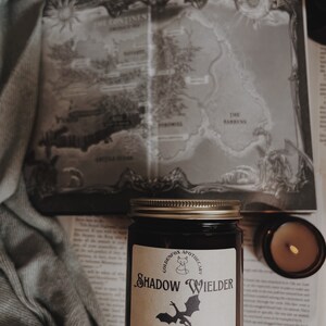 Xaden Riorson Fourth Wing Candle | Shadow Daddy | Bookish Candle ...
