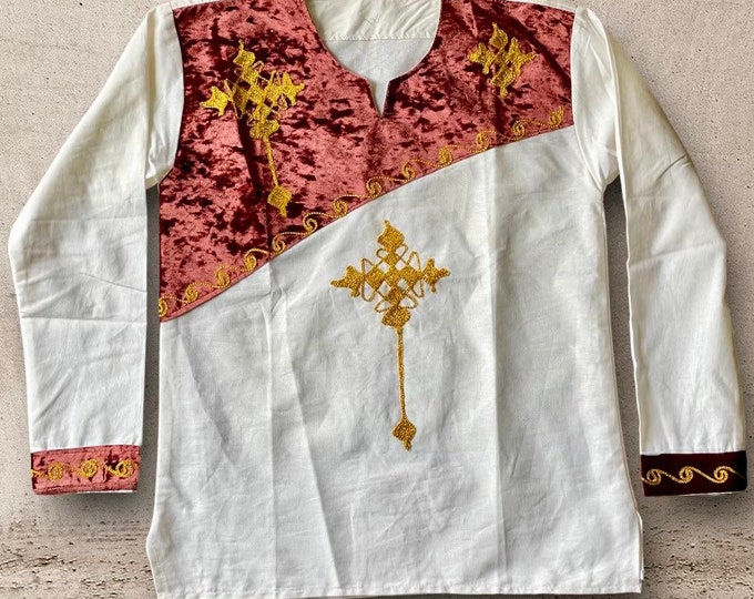Ethiopian Traditional T-shirt , Habesha Man Cloth, Eritrean Cloth ...