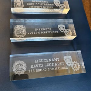 Customizable Acrylic Desk Sign - Etsy