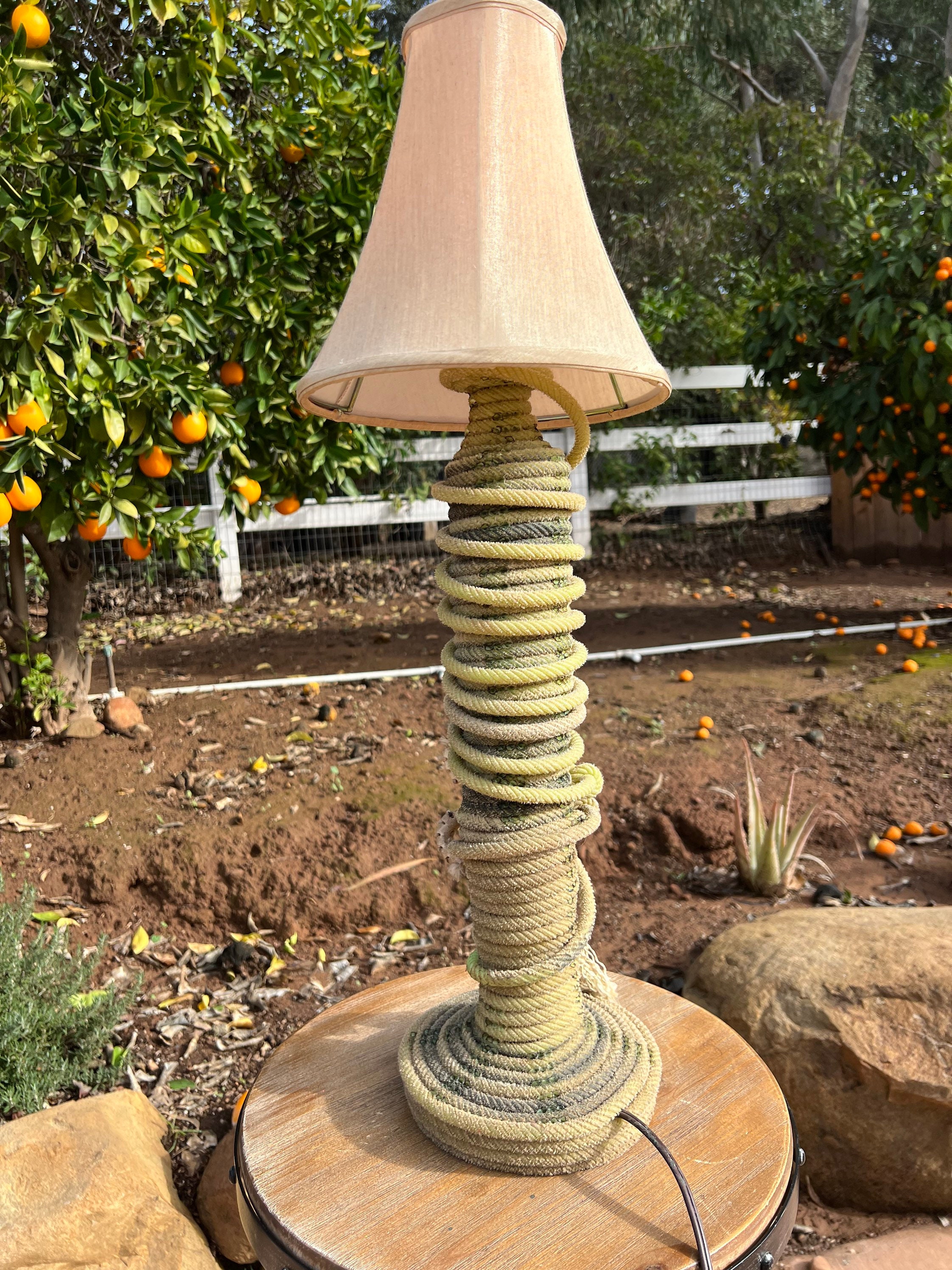 Western Rope Lamp - Etsy
