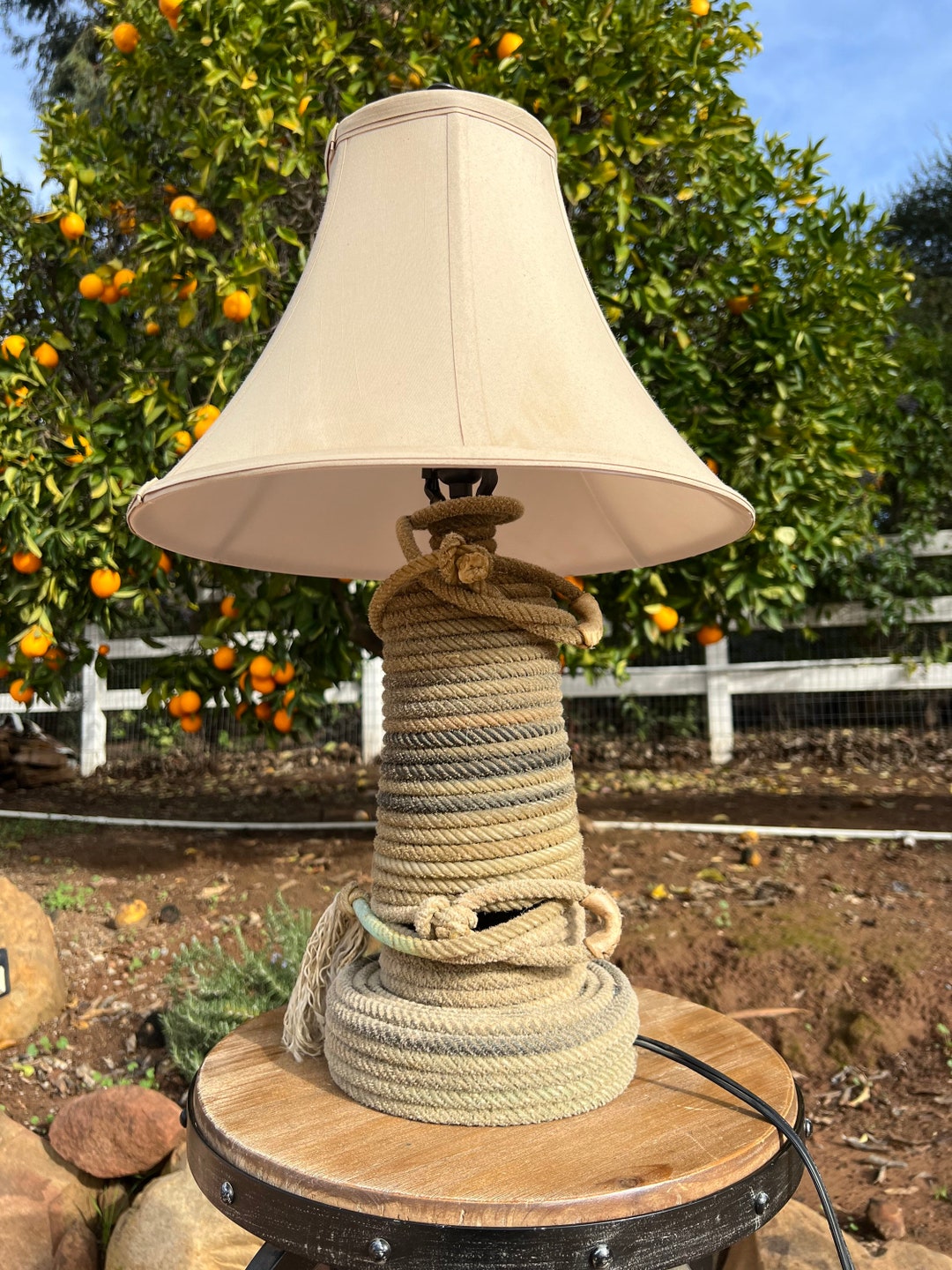Western Rope Lamp - Etsy